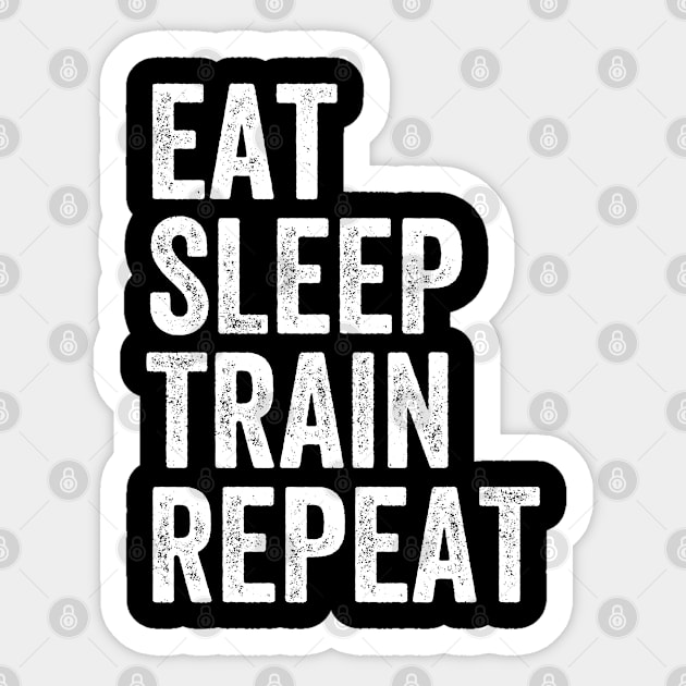 Eat, Sleep, Train Repeat - Train Railfan Lover - Eat Sleep Train Repeat - Sticker | TeePublic